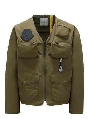 Moncler X Pharrell Maple Short Down Jacket - Green