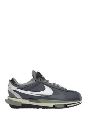 Nike Zoom Cortez Sp Sacai Sneakers - Iron Grey/dark Grey/white