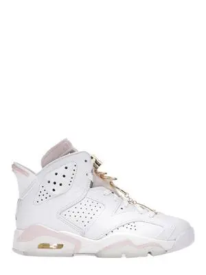 JORDAN Jordan 6 Retro Gold Hoops Sneakers White/sail/metallic Gold