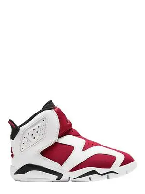 JORDAN 6 Retro Little Flex Sneakers - White/carmine/black