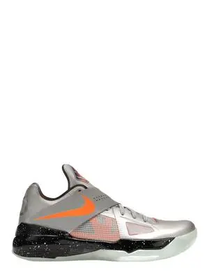 Nike Kd 4 Galaxy Sneakers - Metallic Silver/total Orange/dark Grey