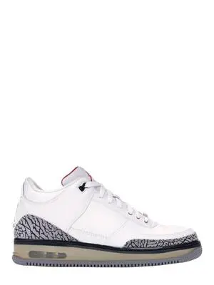 JORDAN Jordan AJF 3 Cement Sneakers White/fire Redone-colorcement Greyone-colorblack