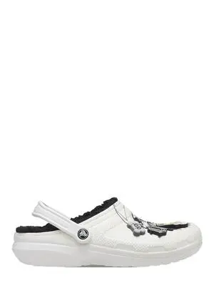 CROCS Classic Lined Clog Luke Combs Skullyin - White/black