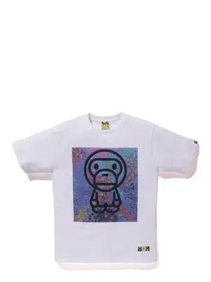 A BATHING APE X Stash Baby Milo Tee Shirt - White