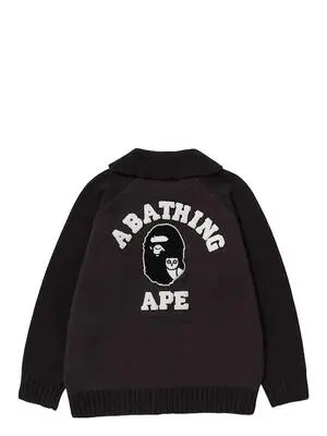A BATHING APE X Ovo Cowichan Sweater - Grey