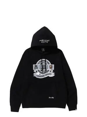 A BATHING APE X Neighborhood Relaxed Fit Pullover Hoodie - Black