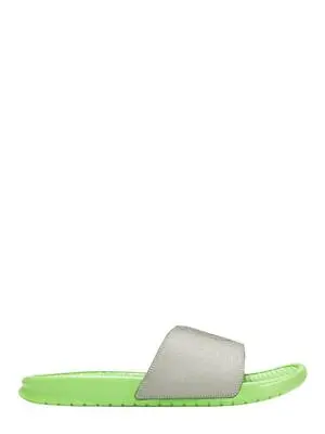 Nike Benassi N7 Slides - Spruce Aura/flash Crimson/electric Green