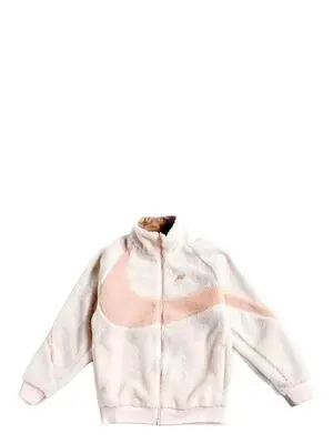 Nike Big Swoosh Reversible Boa Jacket - Light Soft Pink