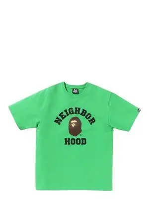 A BATHING APE X Neighborhood Tee Shirt - Green