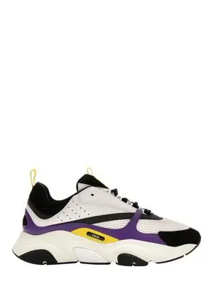 Dior B22 Sneaker White/violet/yellow