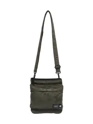 A BATHING APE X Porter Solid Camo Shoulder Pouch - Olive Drab