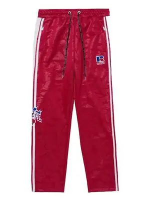 A BATHING APE X Russell Track Pants - Red