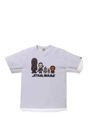 A BATHING APE X Star Wars Republic Tee Shirt - White