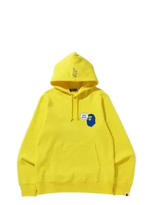 A BATHING APE BAPE X The Fresh Prince Pullover Hoodie Yellow