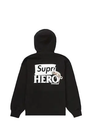 Supreme Antihero Hooded Sweatshirt - Black