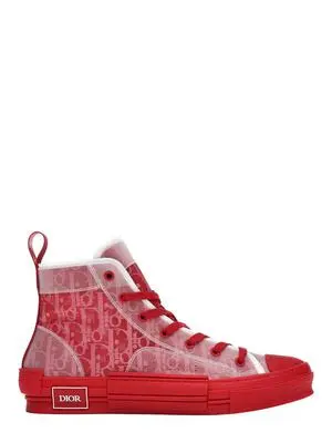 Dior B23 High Top Sneakers - Red