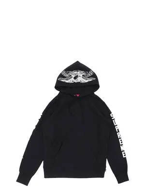 Supreme Anti Hero Hooded Sweatshirt - Black