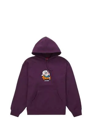 Supreme AOI Buddha Hooded Sweatshirt Eggplant