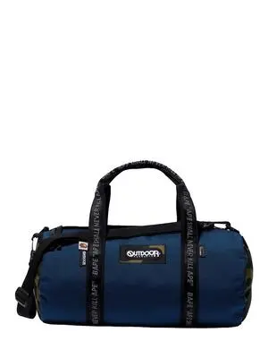 A BATHING APE X Outdoors Products Drum Bag - Navy Blue
