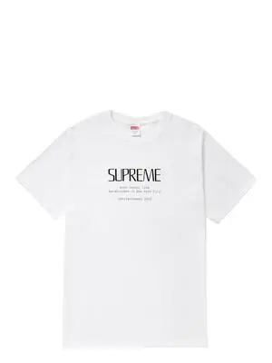 Supreme Anno Domini Tee Shirt White