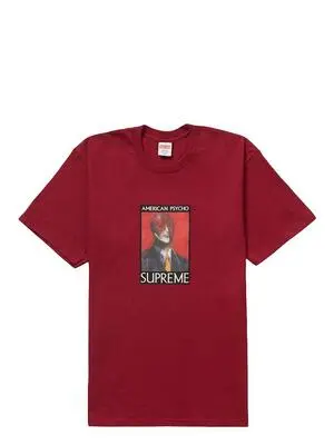 Supreme American Psycho Tee Shirt - Cardinal