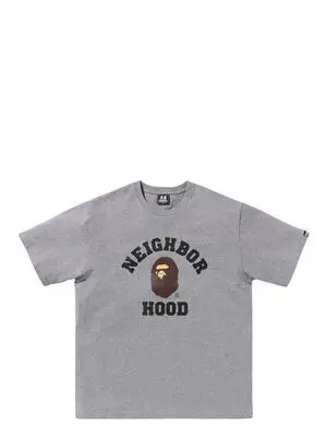 A BATHING APE X Neighborhood Tee Shirt - Grey