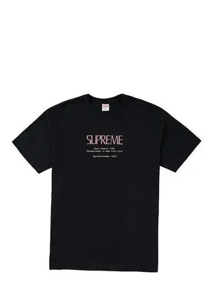 Supreme Anno Domini Tee Shirt Black