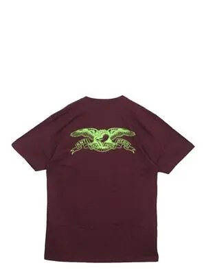 Supreme Anti Hero Eagle Pocket Tee Shirt - Burgundy