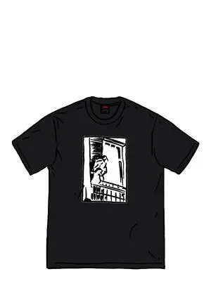 Supreme Antihero Balcony Tee Shirt Black