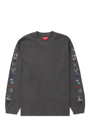 Supreme Aoi Icons Long Sleeve Top - Black