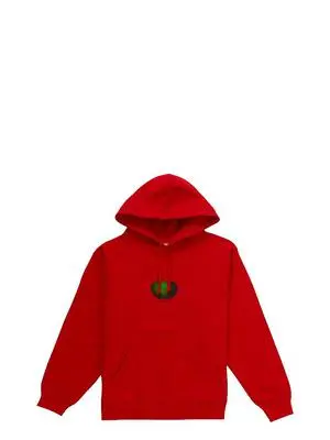 Supreme Apple Hooded Sweatshirt - Red