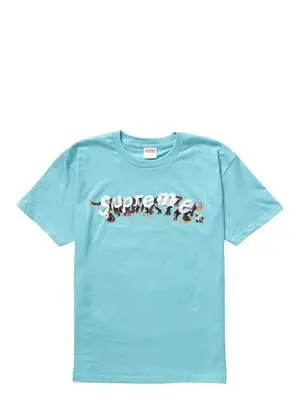 Supreme Apes Tee Shirt Light Teal