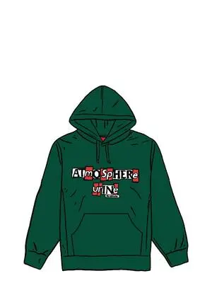 Supreme Antihero Hooded Sweatshirt - Dark Green