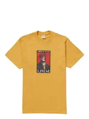 Supreme American Psycho Tee Shirt Mustard