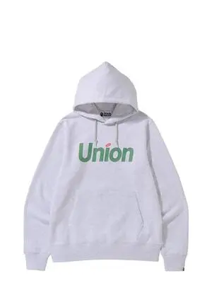 A BATHING APE X Union 30th Anniversary Pullover Hoodie - Grey