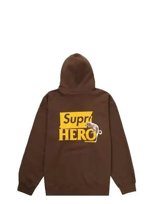 Supreme Antihero Hooded Sweatshirt - Brown