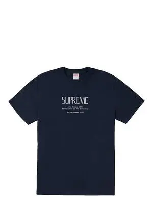 Supreme Anno Domini Tee Shirt Navy Blue