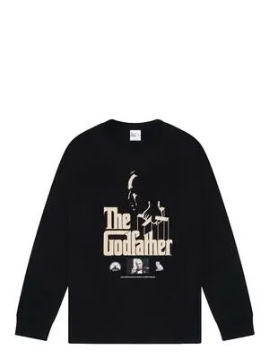OVO X The Godfather Poster Longsleeve T-shirt - Black