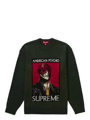 Supreme Supreme American Psycho Sweater Green