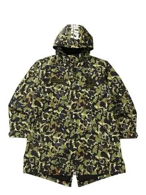A BATHING APE X Unkle Mwa Camo M51 Hoodie Jacket - Green