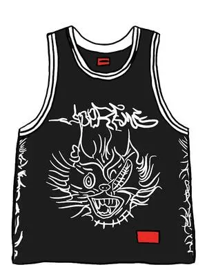 Supreme Animal Basketball Jersey - Black