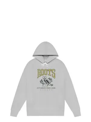 OVO X Roots Heritage Hooded Sweatshirt - Heather Grey