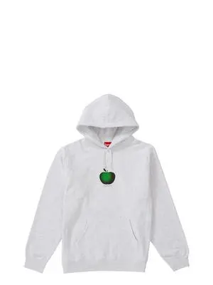 Supreme Apple Hooded Sweatshirt - Ash Grey