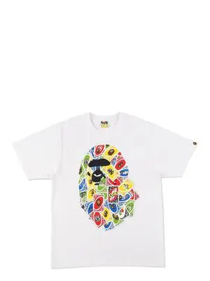A BATHING APE X Uno Ape Head Tee Shirt - White