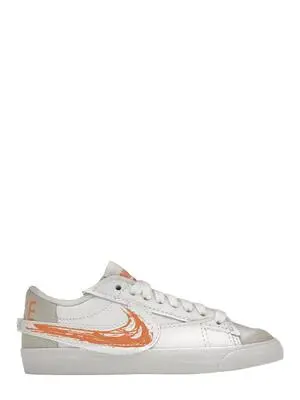 Nike Blazer Low '77 Jumbo Scribble Swoosh - White/orange Trance/sail