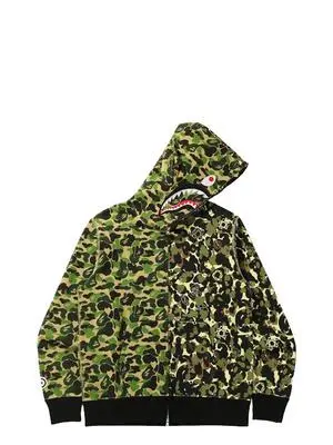 A BATHING APE X Unkle Wide Full Zip Hoodie - Green