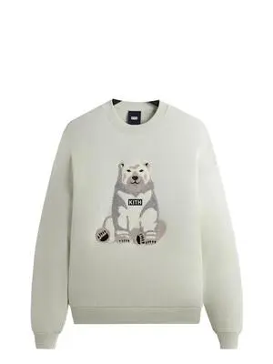 Kith Kithmas Polar Bear Nelson Crewneck Sweatshirt - Chalk