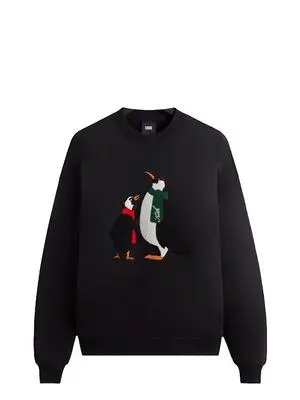 Kith Kithmas Penguin Nelson Crewneck Sweatshirt - Black