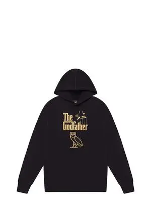 OVO X The Godfather Logo Hoodie - Black