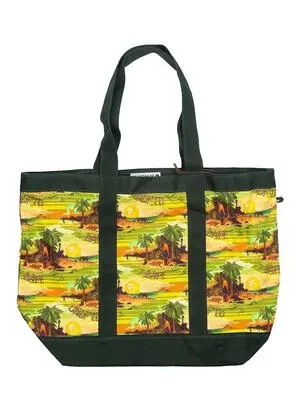 A BATHING APE X Undefeated Island Tote - Green